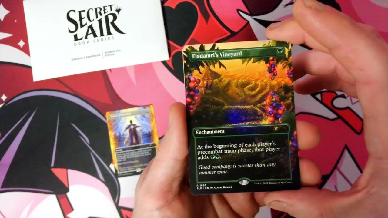 secret lair sheldon's spellbook - YouTube