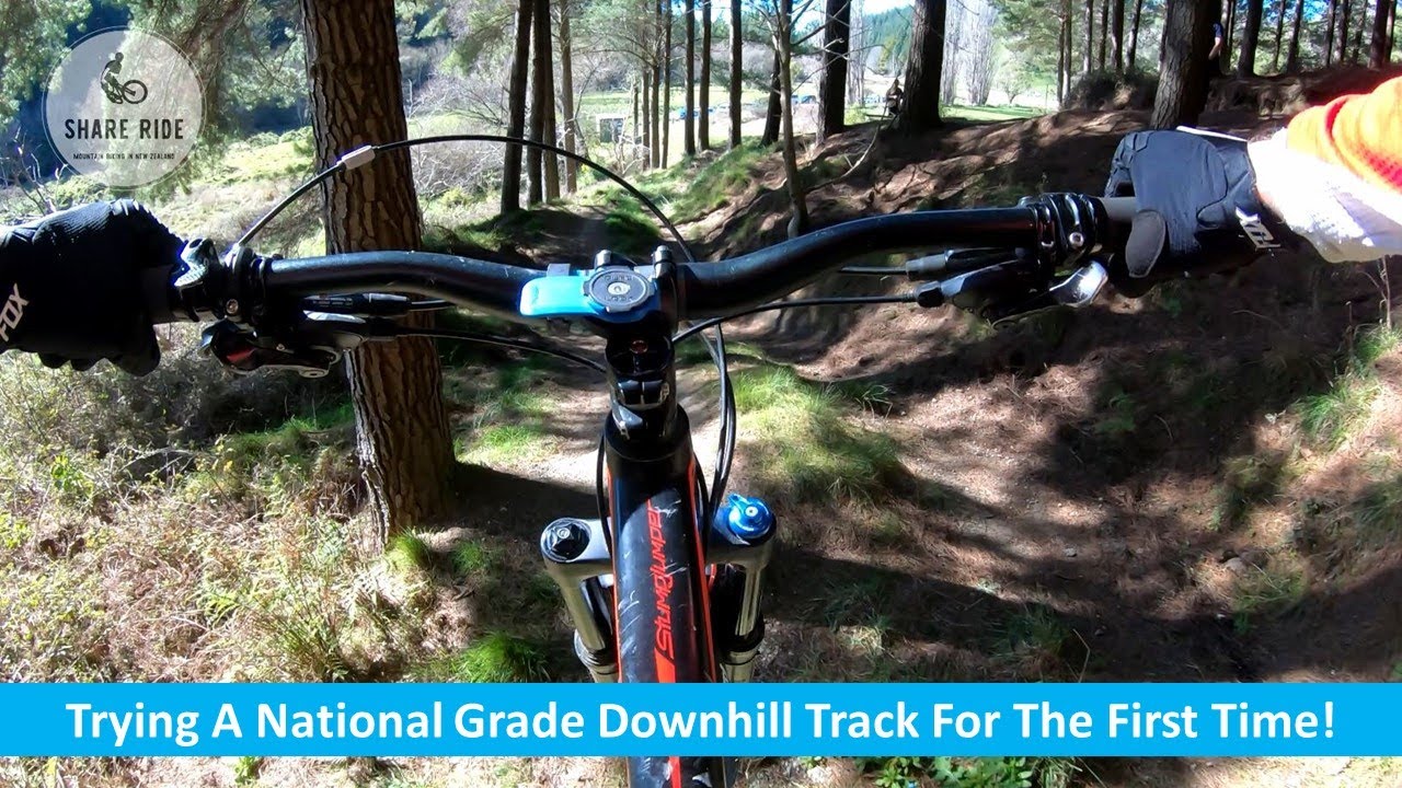 Trying A National Grade Downhill Track For The First Time - YouTube