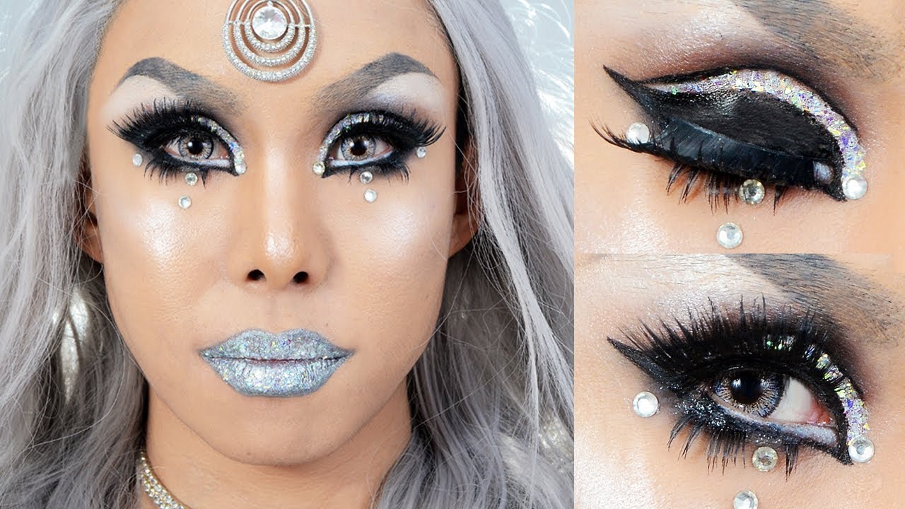 Drag Queen Makeup -ลุค ที่สุดแห่ง Glitter แวววาวขั้นสุด - YouTube