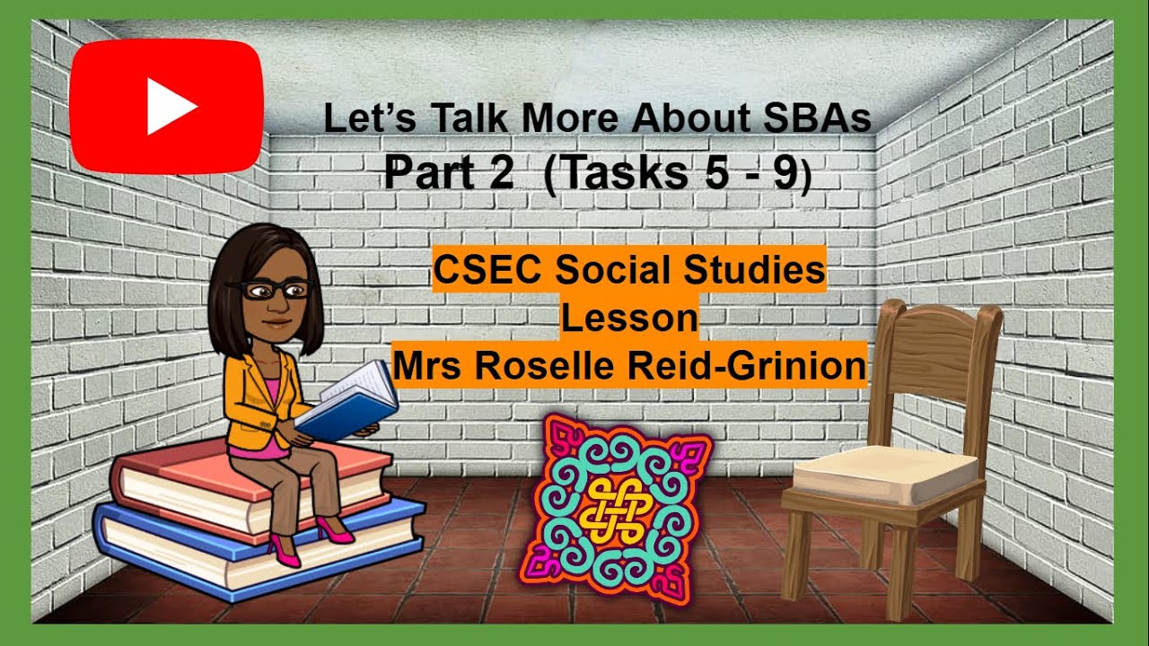 Let's Talk More About SBAs Part 2 (Tasks 5 - 9) - YouTube