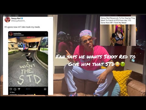 Fan says he want Sexyy Red to give him her STD😳🤢#sexyyredd #sukihana #poundtown #skeeyee #drake ...