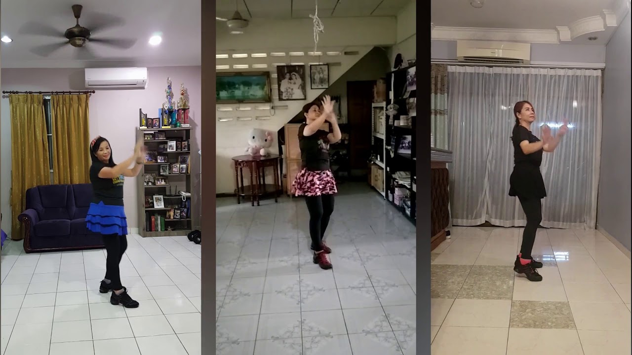 Circus Line Dance demo by JSC - YouTube