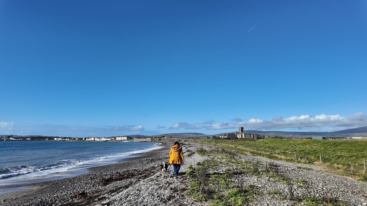 Walk with me on the Isle of Man | POV | Castletown Bay | DJI Osmo ...