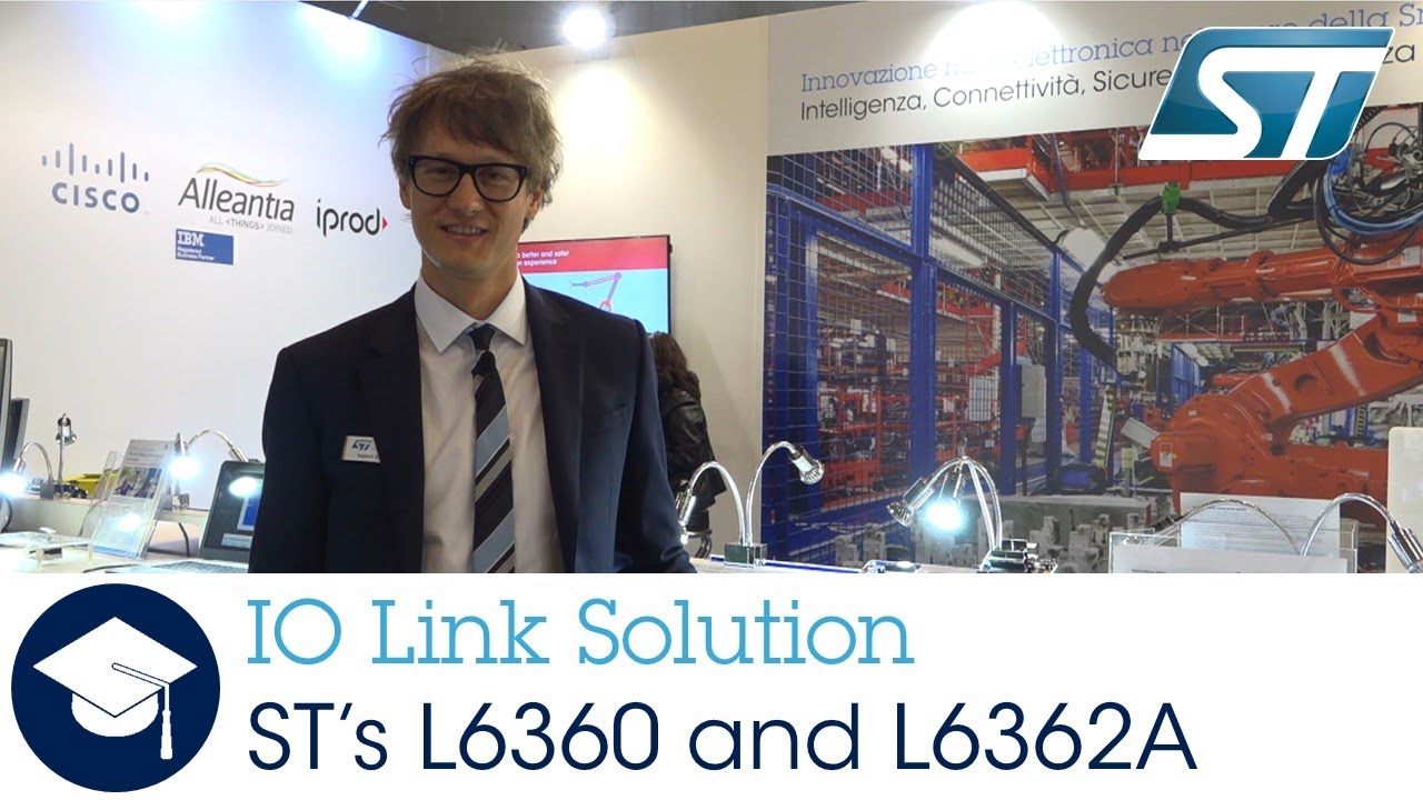 IO-Link Transceivers – L6360, L6362A - YouTube