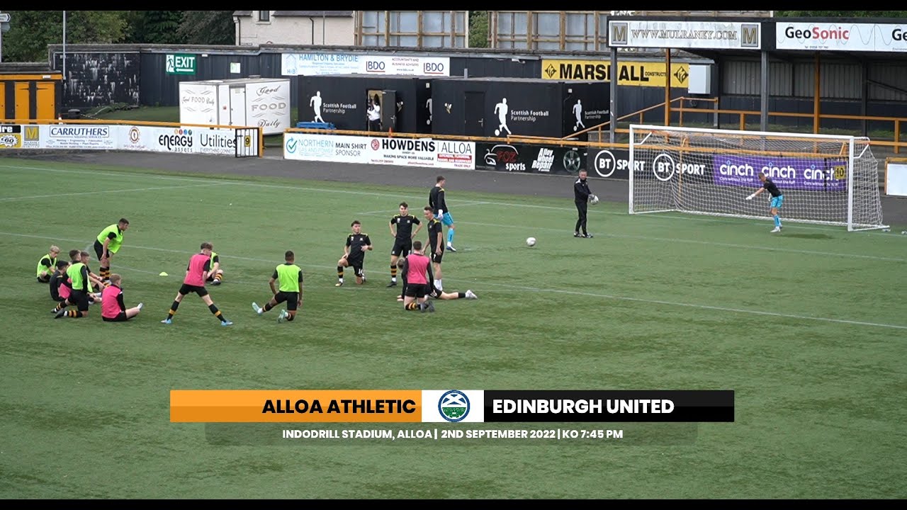 Alloa U20 vs Edinburgh United U20 | SLDFL East Cup | 2nd September 2022 ...