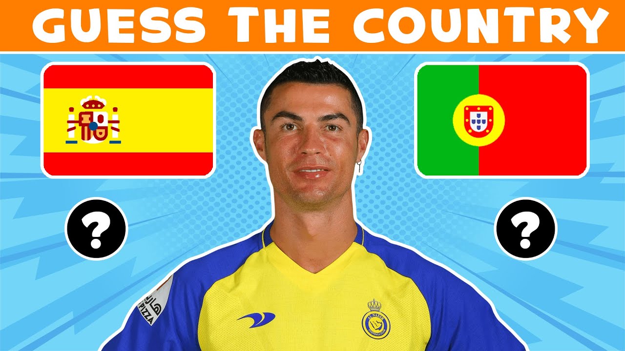 Guess The Nationality Of The Football Players | Footy Quiz 2023 - YouTube