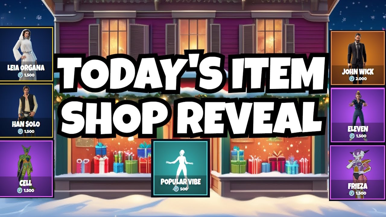 Everything In The Item Shop Today - December 28th 2023 - YouTube