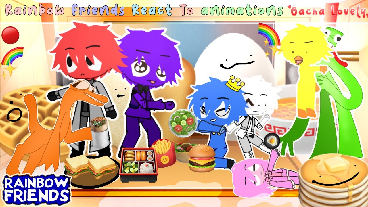 🌈 🌟Rainbow Friends React To Rainbow Funny Animations| 💕🌈🌟 ⚡️🔥 🖤Part 11 ...