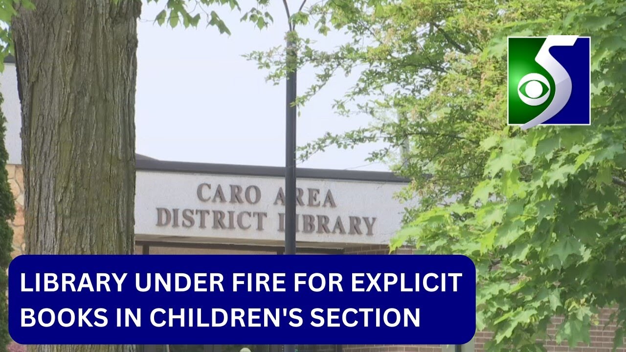Sexually explicit books sparks controversy at Caro library - YouTube