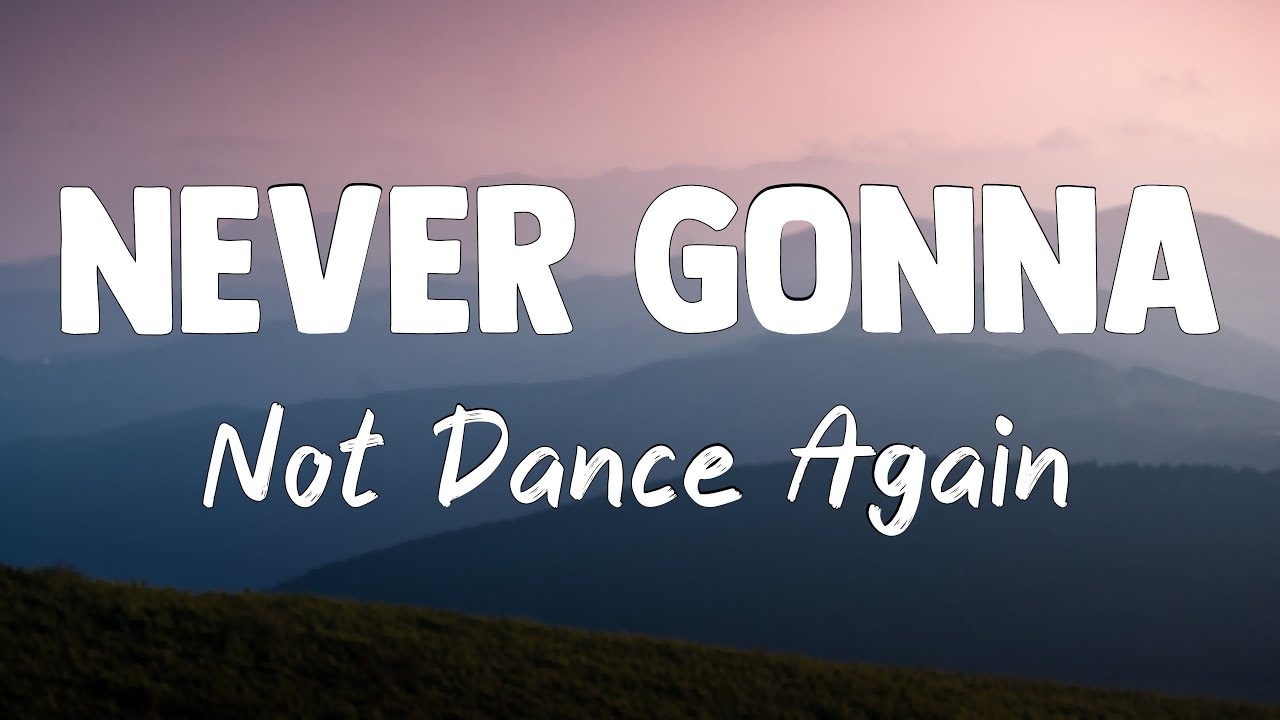 Never Gonna Not Dance Again - P!NK {Lyrics Video} - YouTube