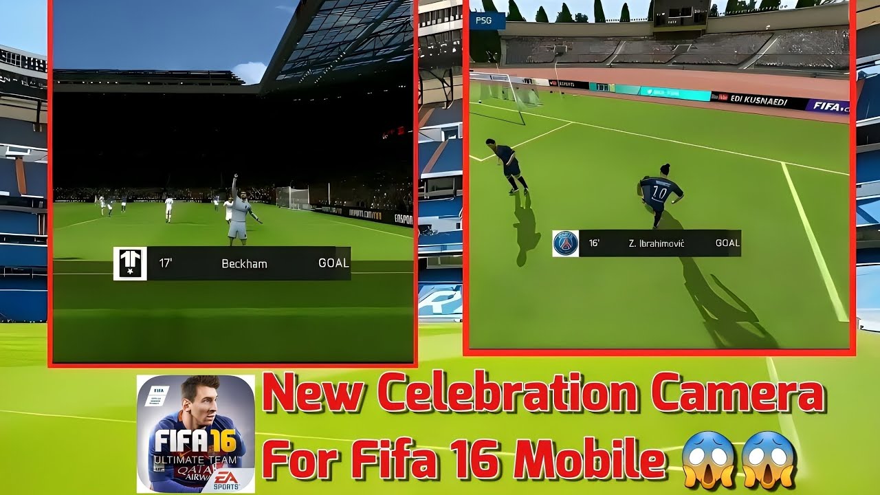 How To Get New Celebration Camera For Fifa 16 Mobile - YouTube