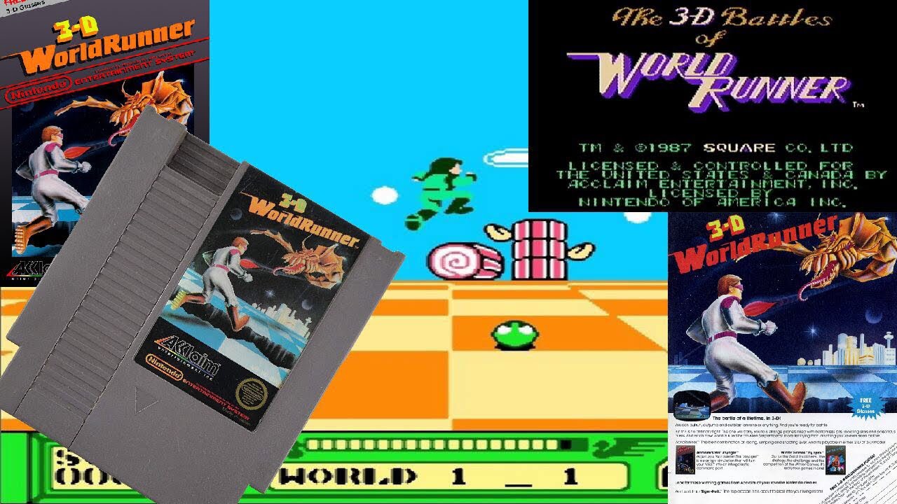 Playing NES Games: 3D Adventures of World Runner (3D World Runner ...