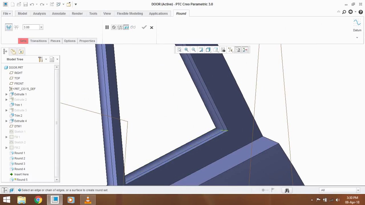 CREO 3.0 SURFACE MODEL | CAR IN SURFACE DESIGN - YouTube