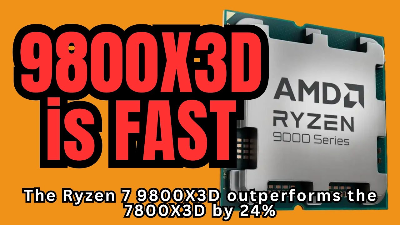 AMD 9800X3D Is One Fast CPU #amd #9800x3d #cpu @3DGAMEMAN - YouTube