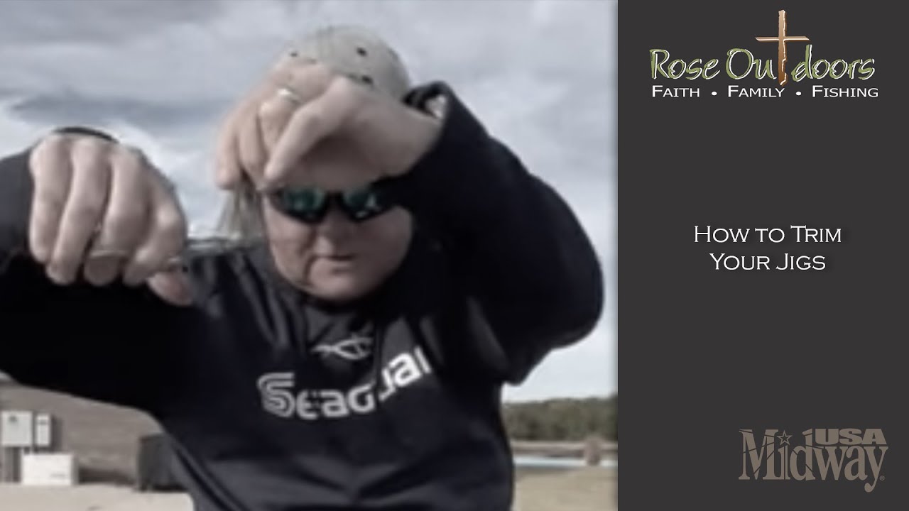How to Trim Your Jigs | Pro Angler Mark Rose - YouTube