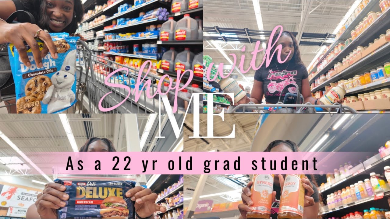SHOP WITH ME: as a 22 year old grad student!! - YouTube