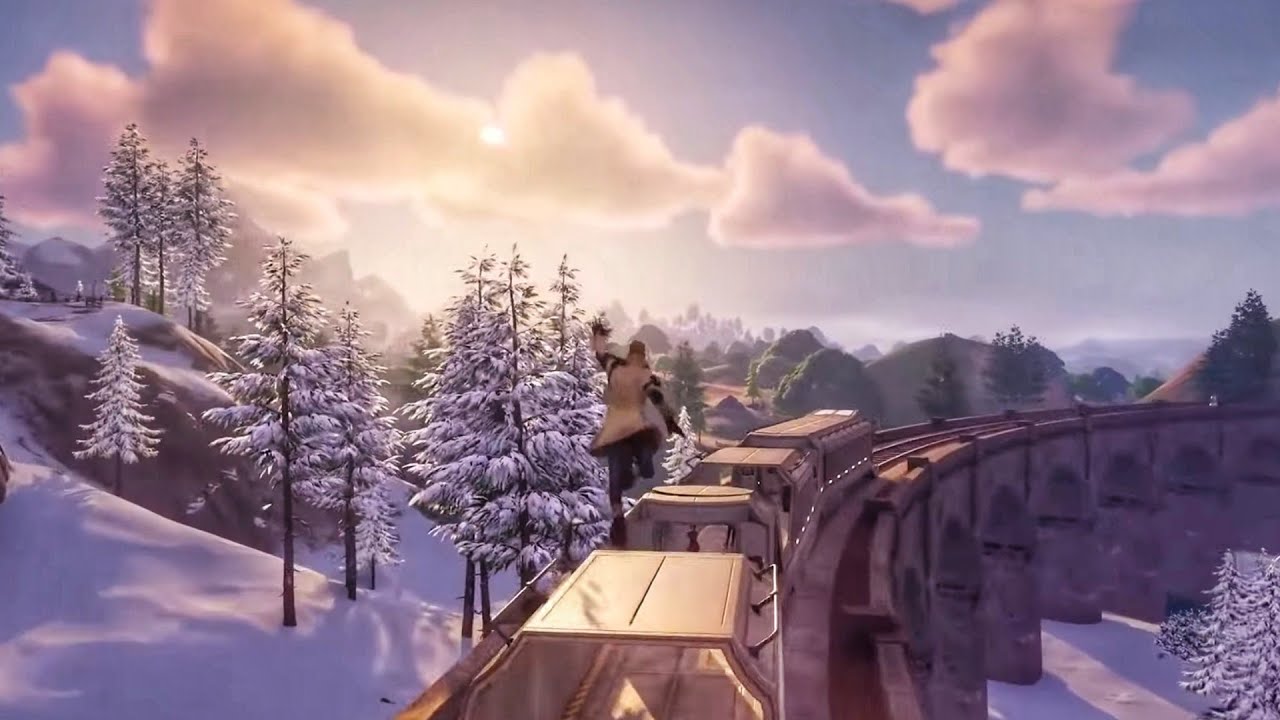 Train Heist Gameplay | Capture the train | Fortnite Chapter 5 Season 1 ...