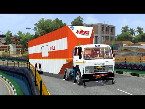 Jujhar Logistics Livery Tata LPS Car Carrier Container Truck Trailer ...