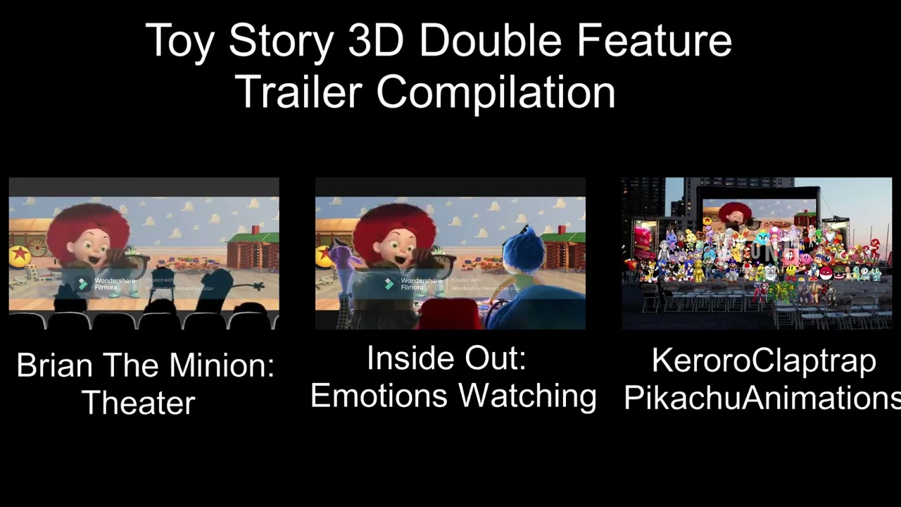 Trailer Compilation Watching Toy Story 3D Double Feature - YouTube