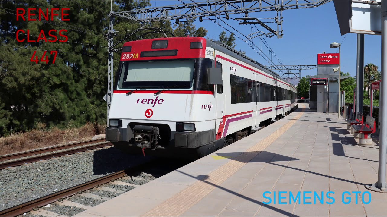 [モハラジオ録音] Traction Motor Sound: Renfe Class 447 (Siemens GTO VVVF ...