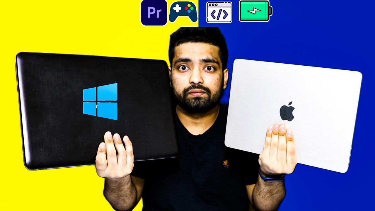 MacBook Vs Windows Laptop ⚡️ Editing, Coding, Gaming, Battery - Full Comparison - YouTube