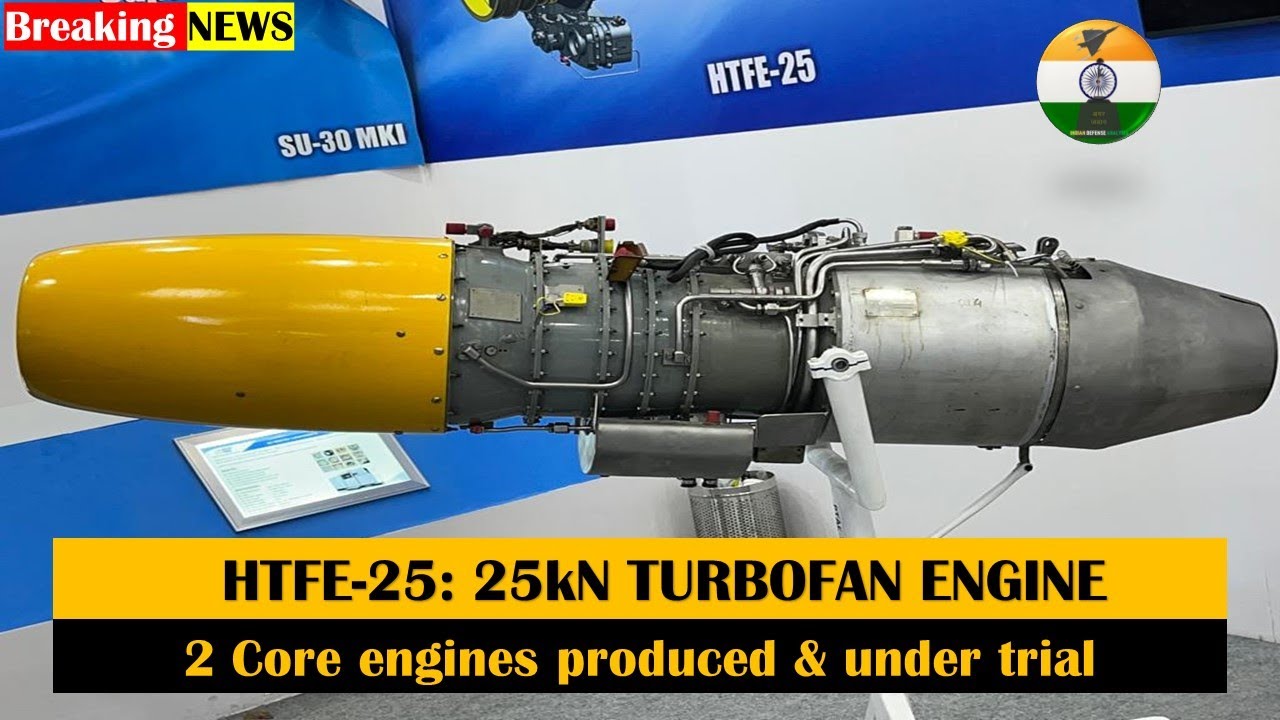 Two HTFE-25 engines by HAL under developmental trial. Engine to power 5 ...