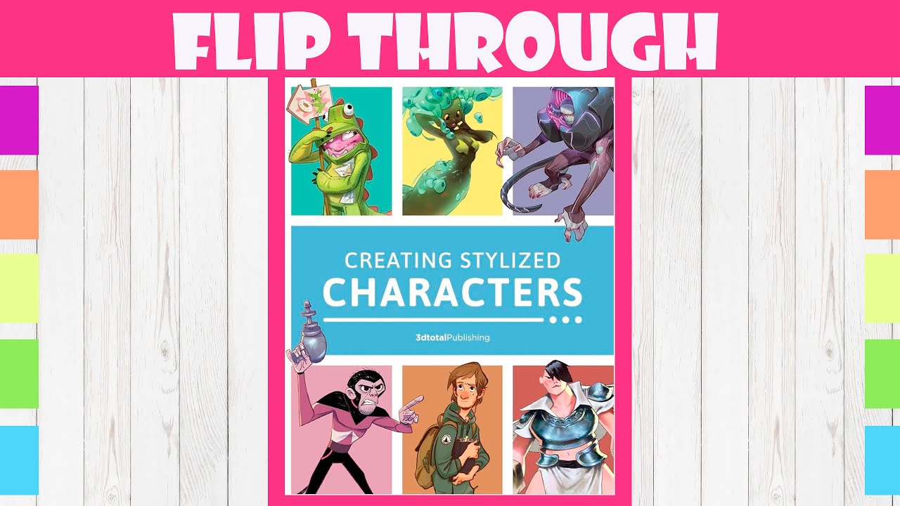 Creating stylized characters (flip through) - YouTube