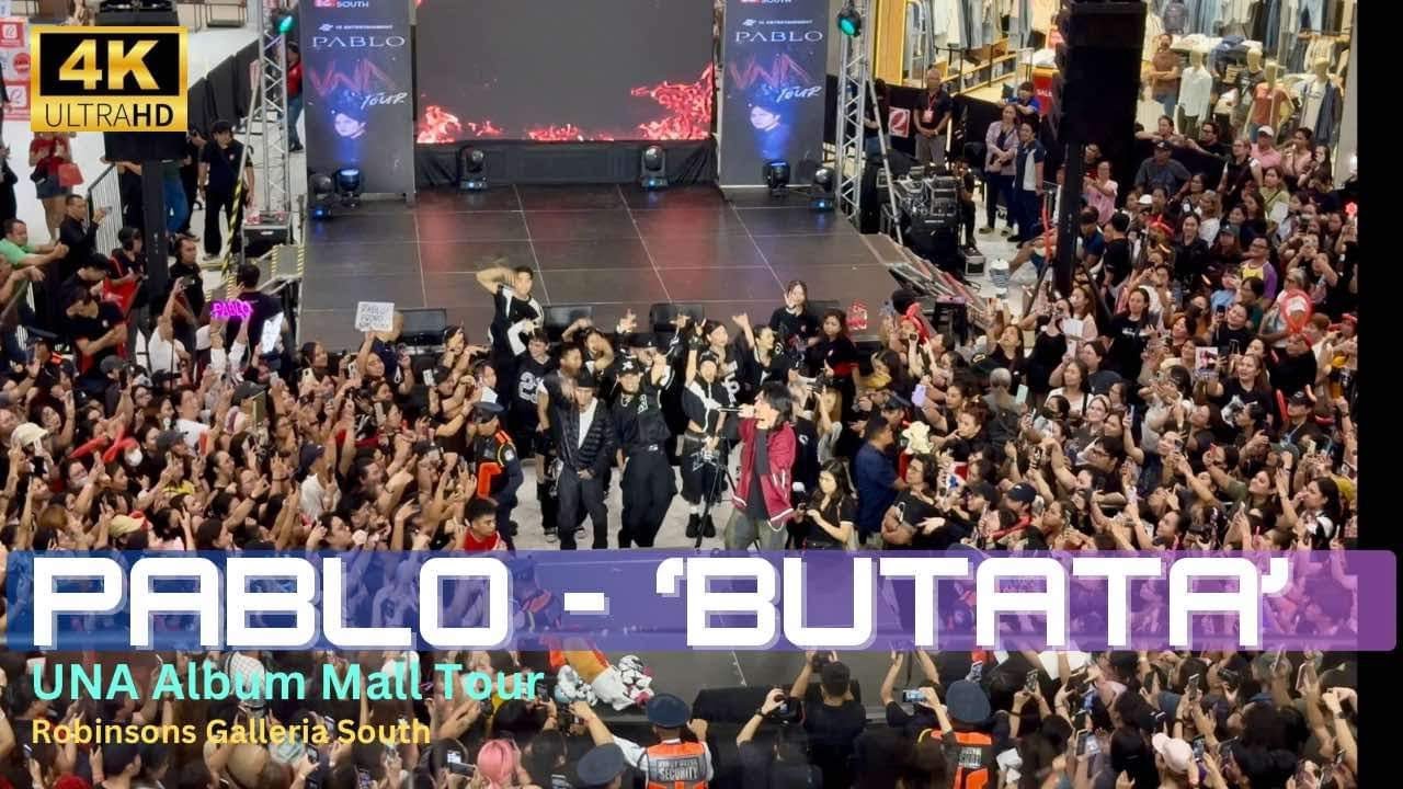 [FANCAM] PABLO - ‘Butata' Live Performance at UNA Album Tour Robinsons ...