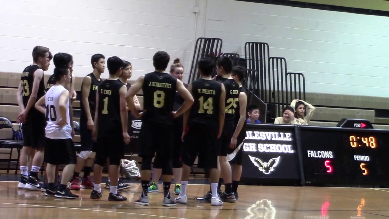 Poolesville High School vs B-CC Boys' Volleyball, 3/27/2017, Set 5 ...