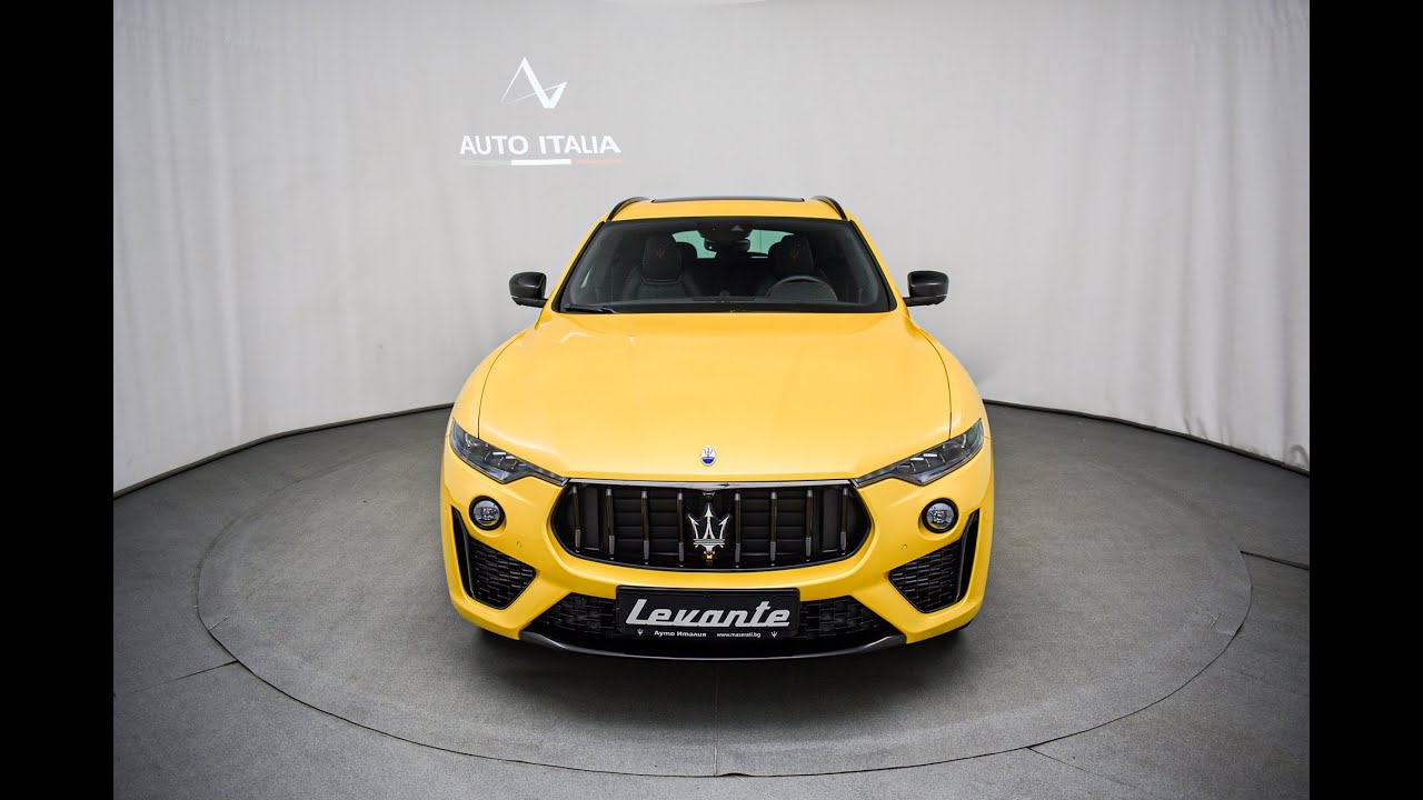 Maserati levante yellow 2021 - YouTube