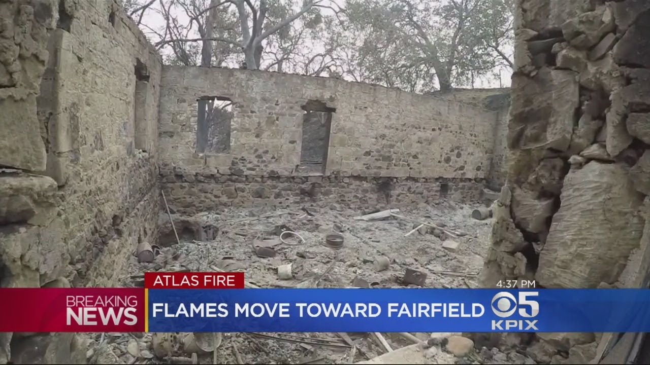 Atlas Fire Creeps Into Fairfield, Forcing Evacuation Of Green Valley ...