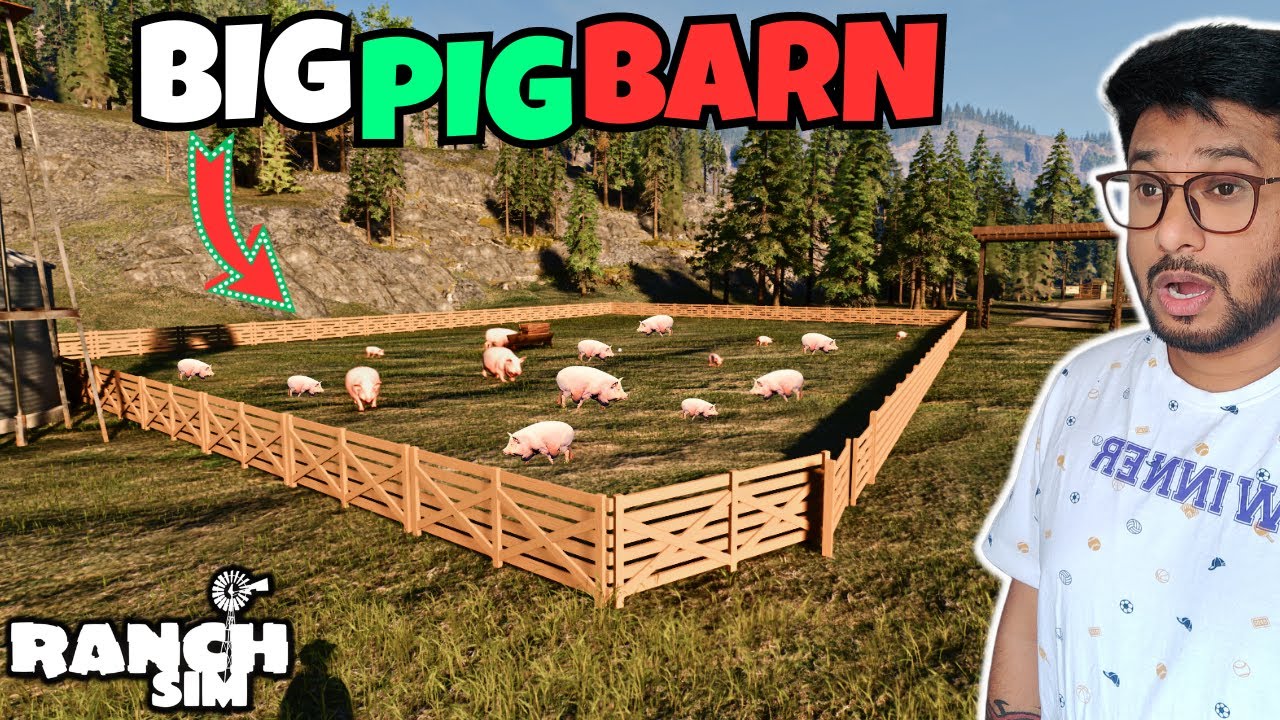 I MADE BIG "OPEN BARN"🔥 FOR MY "PIG" IN RANCH SIMULATOR S2 #7 - YouTube
