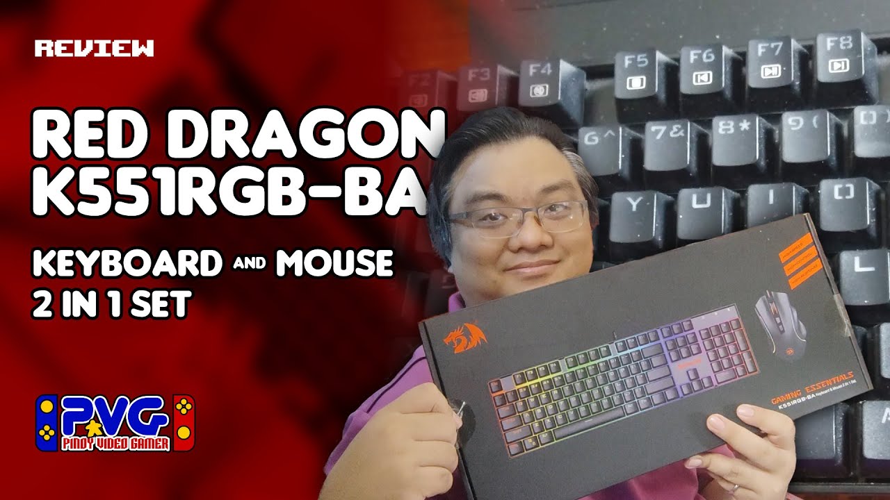 Review: Red Dragon K551RGB-BA Keyboard & Mouse 2 in 1 Set (English ...