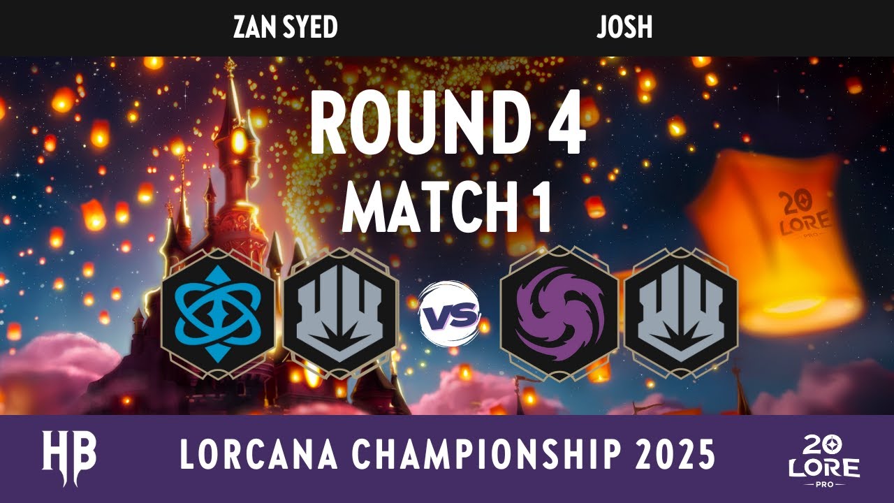 HBM Lorcana Championship Round 4 Zan Syed vs John - YouTube