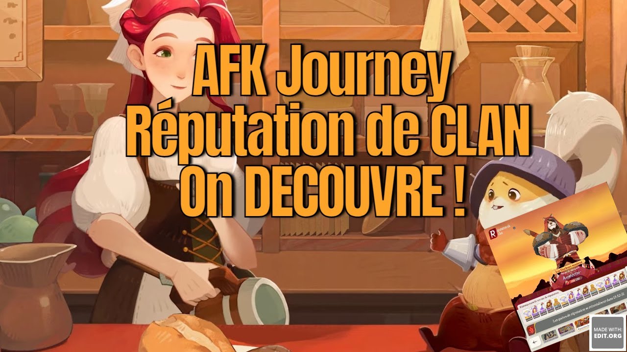 AFK Journey Réputation Clan ! On Découvre LA TEAM ! - YouTube