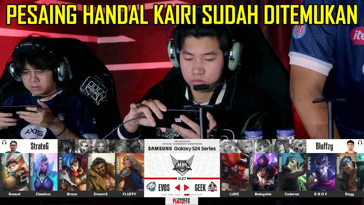 MEKANIK LANCELOT ANAVEL SETARA KAIRI !! EVOS GLORY VS GEEK FAM GAME 2 ...