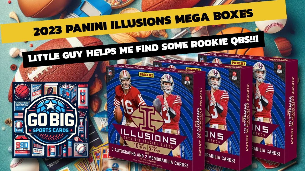 Will We Strike Gold? 2023 Panini Illusions Mega Box Madness! - YouTube