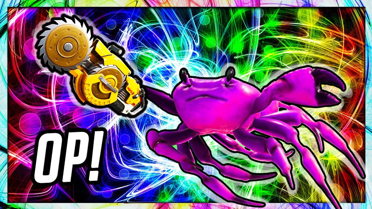 I’m A Crab With An OP Elemental Buzzsaw Launcher In Crab Champions ...
