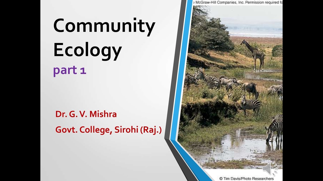 Community Ecology: Part 1 - YouTube
