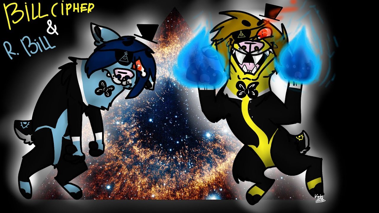 Gravity/Reverse Falls - Bill Cipher & Reverse Bill -FANART SPEEDPAINT ...