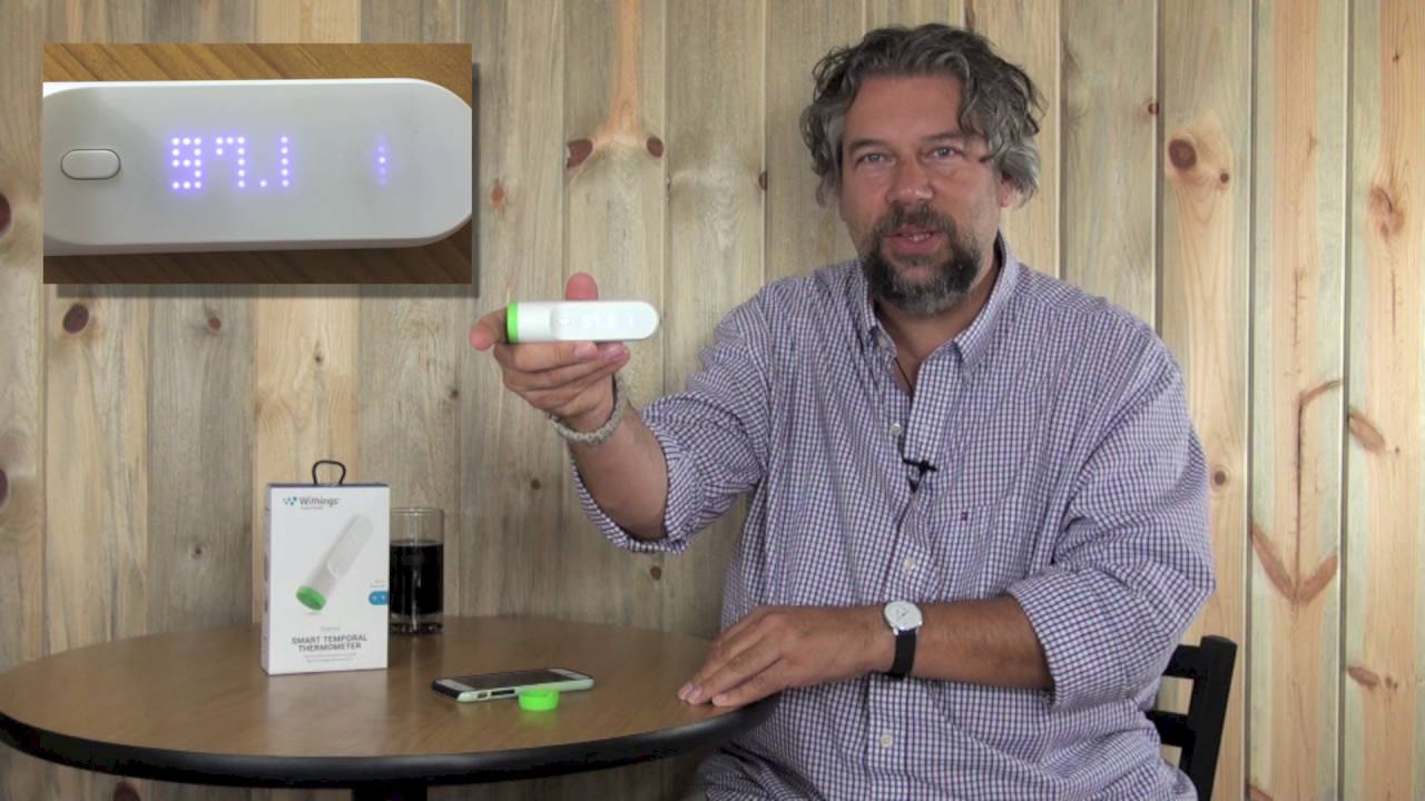 Withings Thermo Temporal Thermometer Demo & Review - YouTube