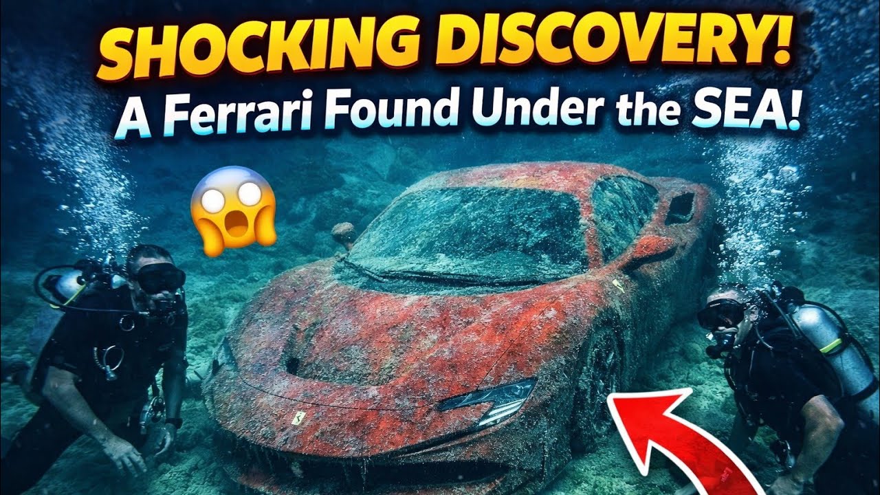 We Found a Ferrari That Was Buried Underwater - YouTube