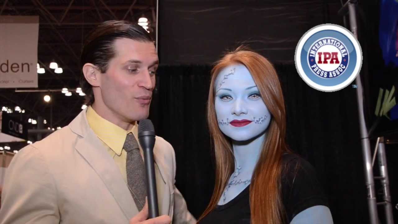 Totally Rad Extreme Make-Up Artist Alexys Fleming - At IBS NY 2014 ...