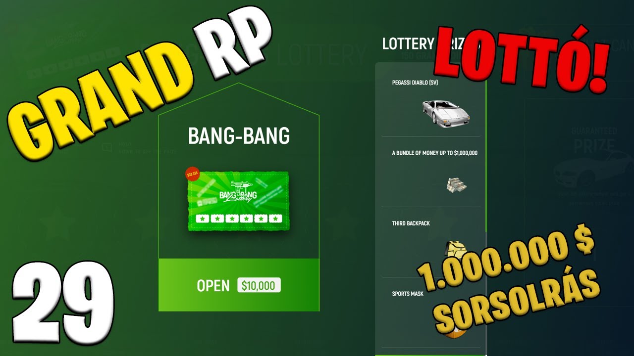 GTA 5 RolePlay #61 - Megkapom a Diablot? #1 + 1.000.000 dollár SORSOLÁS ...