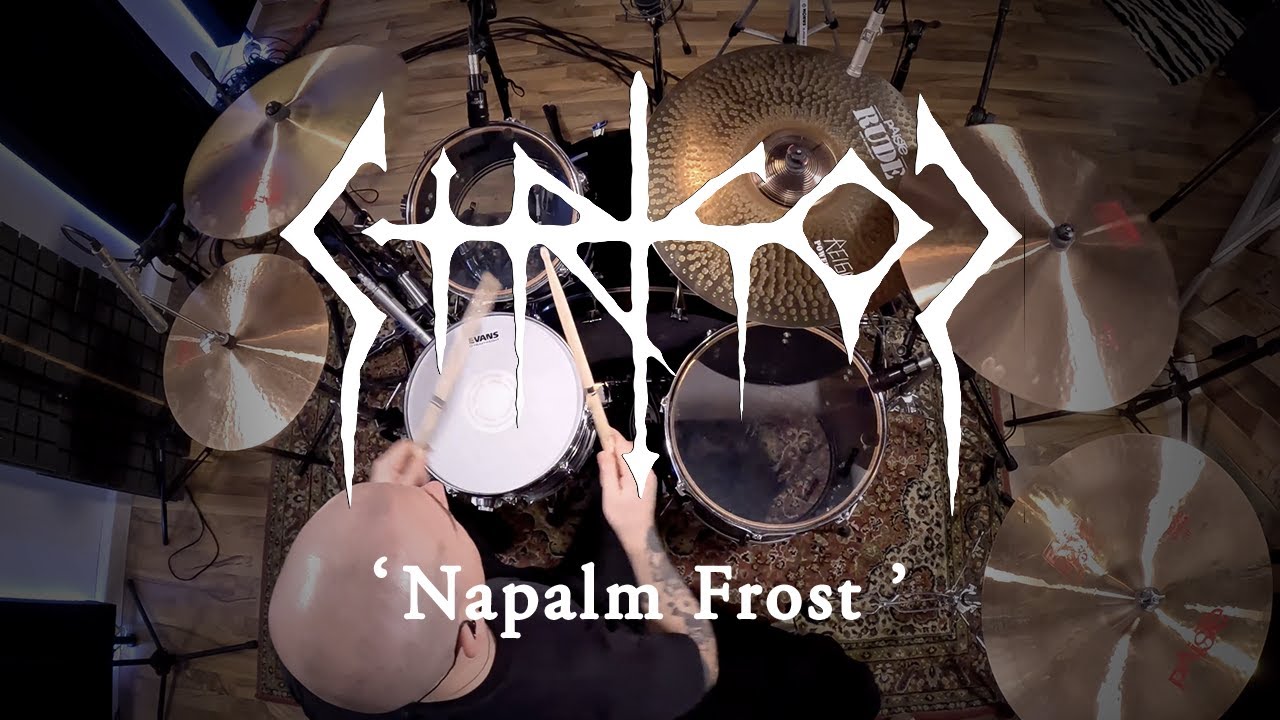 GUIDO ZIMA | STRIGOI 'Napalm Frost' (drum playthrough) - YouTube