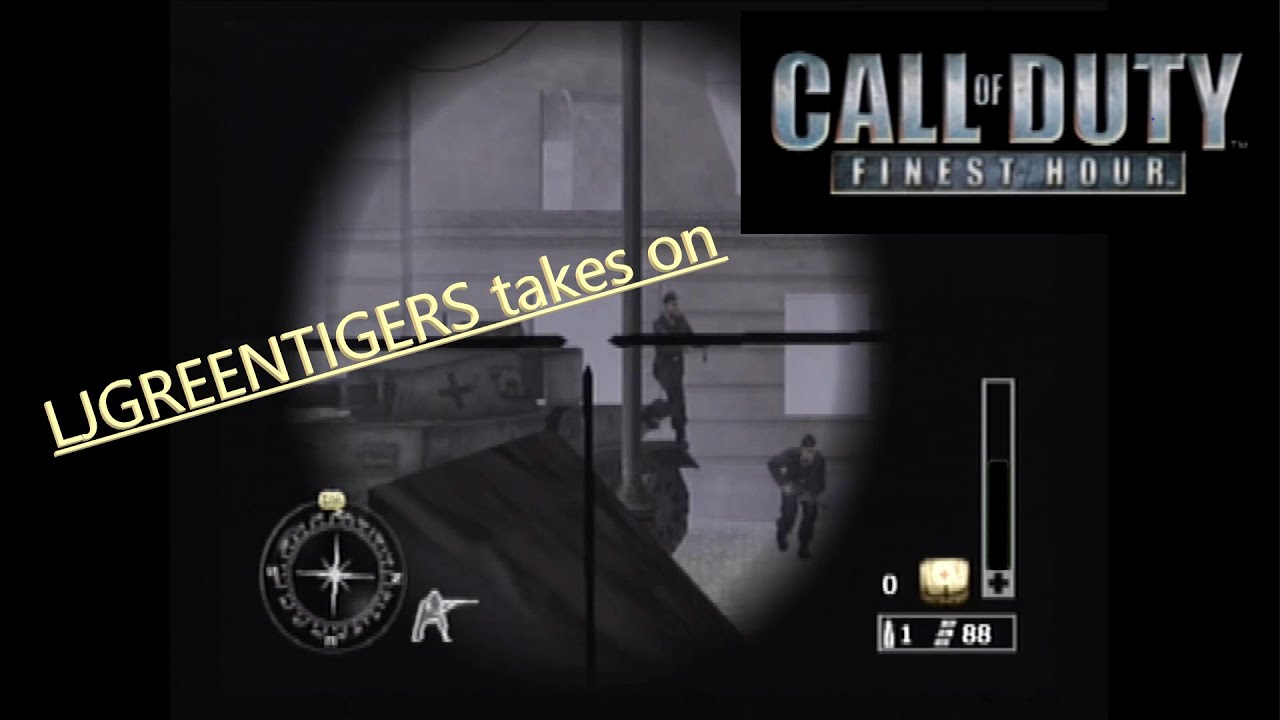 PS2 -Blind- Call of Duty: Finest Hour Part 26 Road to Remagen Part 2 ...