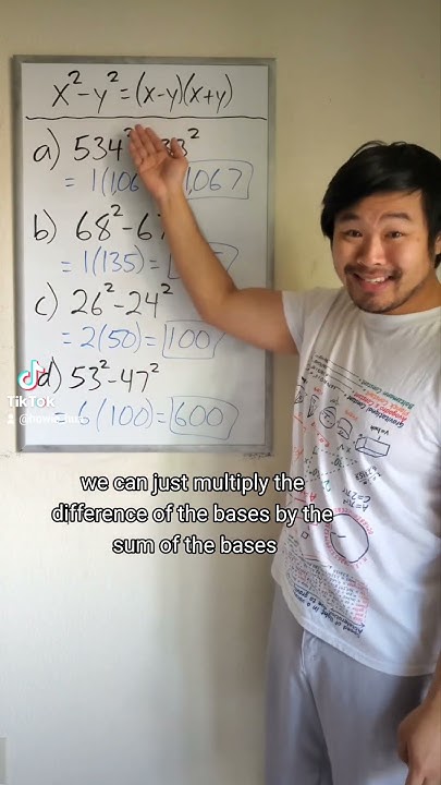 A cool mental math "trick" #math #mathematics - YouTube