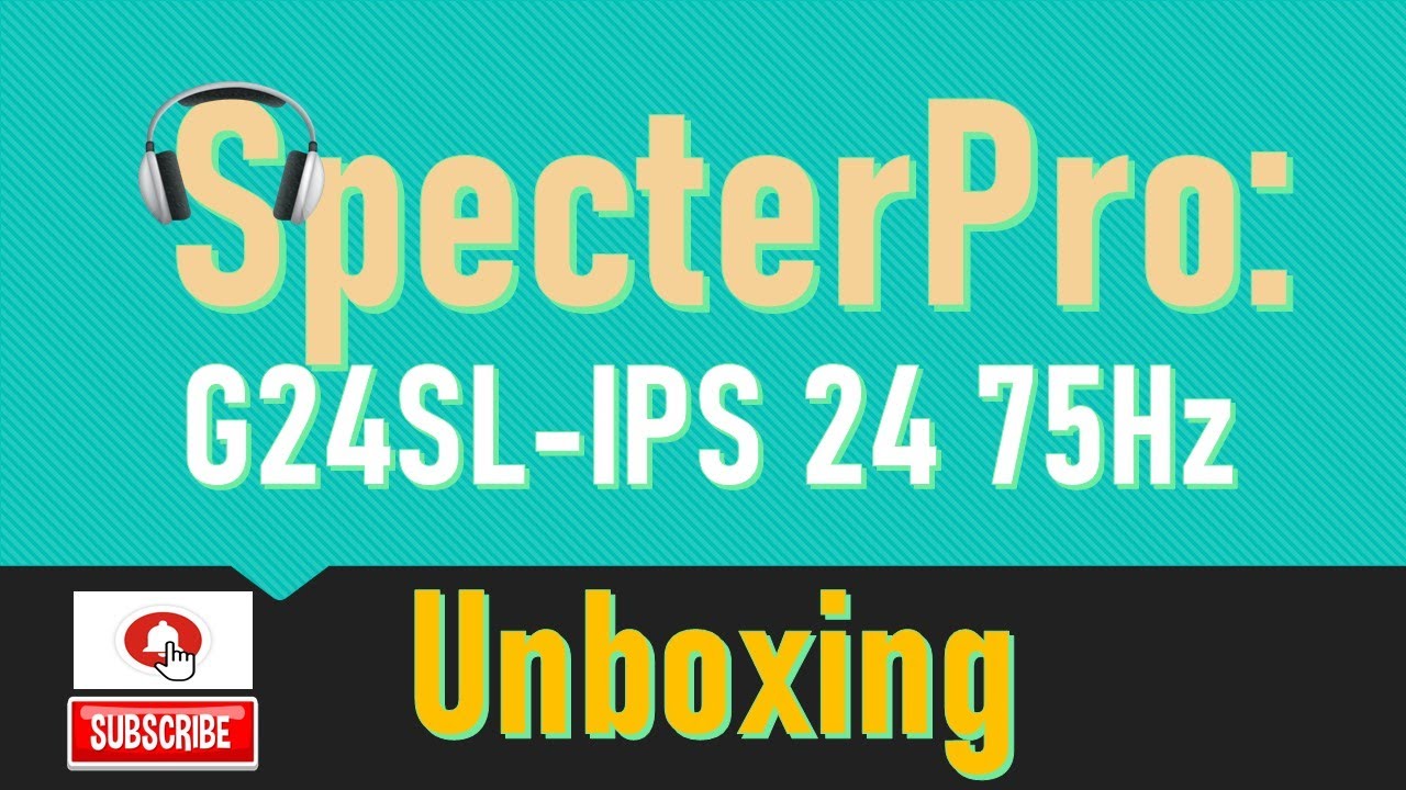 SpecterPro Monitor G24SL- IPS 24 - YouTube