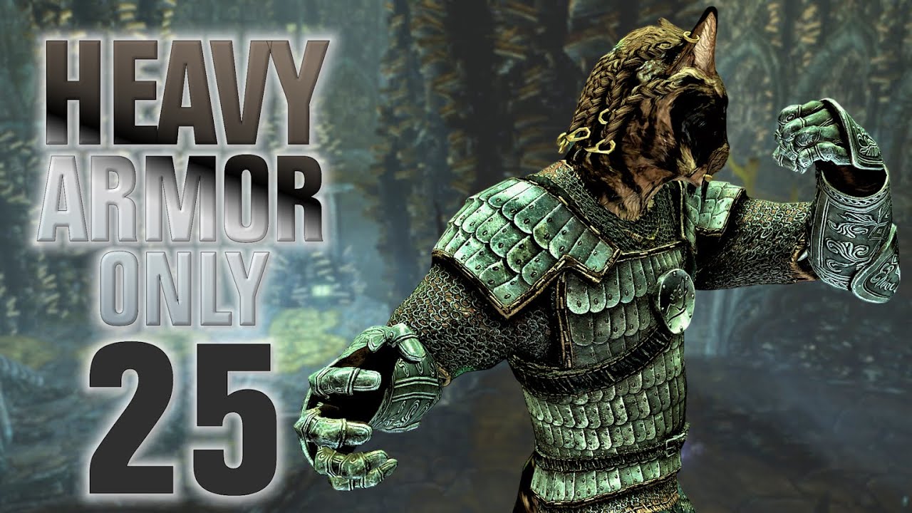 HEAVY ARMOR only - 25 - Super tough Solstheim adventures - a one skill ...