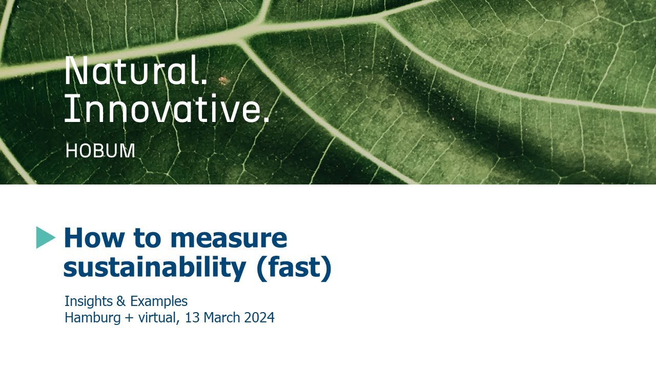 How to measure sustainability fast – insights & examples - YouTube